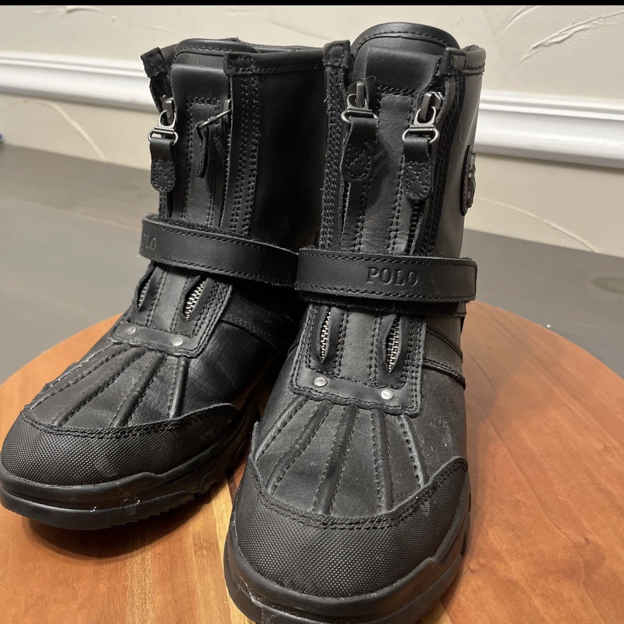 POLO Ralph Lauren Conquered Hi Tab Duck Toe Boots Wom… - Gem
