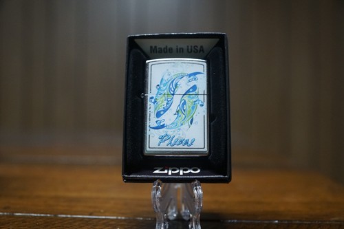 ZODIAC SIGN PISCES ZIPPO LIGHTER MINT IN BOX | eBay