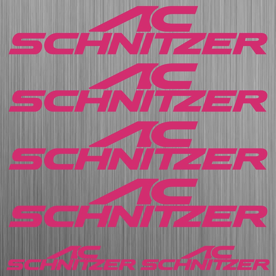 AC SCHNITZER aufkleber sticker decal tuning Auto Car 6 Stücke Pieces ...