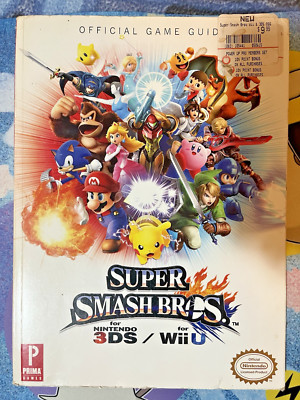 Super Smash Bros WII U/3DS Prima Official Strategy Game Guide | eBay