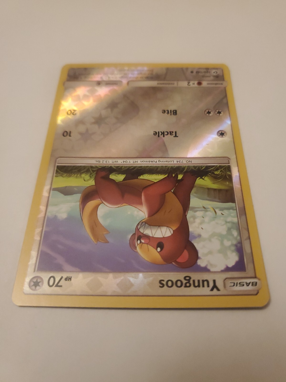 Pokémon TCG Yungoos Sun & Moon Base Set 109/149 Reverse Holo Common | eBay