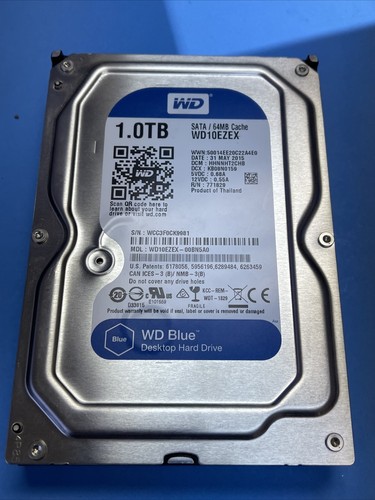 WD 1TB 3.5 Inch WD10EZEX-75M2NA0, 7200 Rpm | eBay