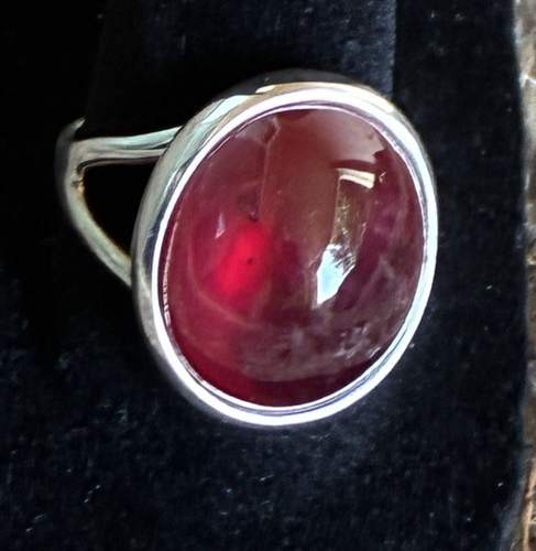 Great Quality Unique Ruby 925 Sterling Silver Ring size 8 | eBay