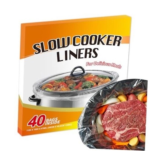 Slow Cooker Liners Disposable Cooking Bags Small Size Pot Liners Fit ...