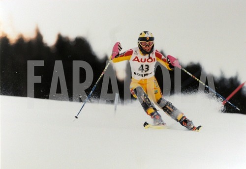 Photo de presse vintage Ski Alpin Coupe Du Monde 1996 Edith Rozsa ...