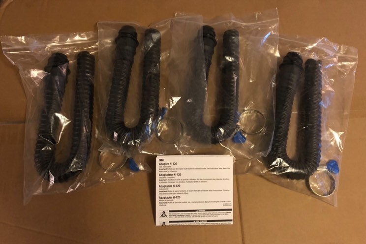 3M H-120 Hose Adapter For Use With Versaflo Respirator Hood. 4 pack | eBay