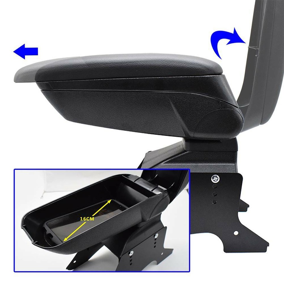 Armrest Universal Center Console Car For Van Bus Content Adjustable Arm ...