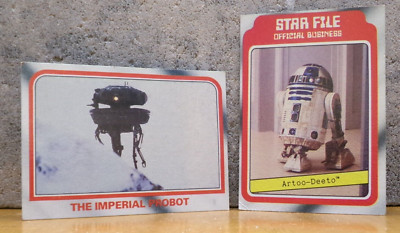 STAR WARS ORIGINAL THE EMPIRE STRIKES BACK TRADING CARDS BATTLE PROBOT ...