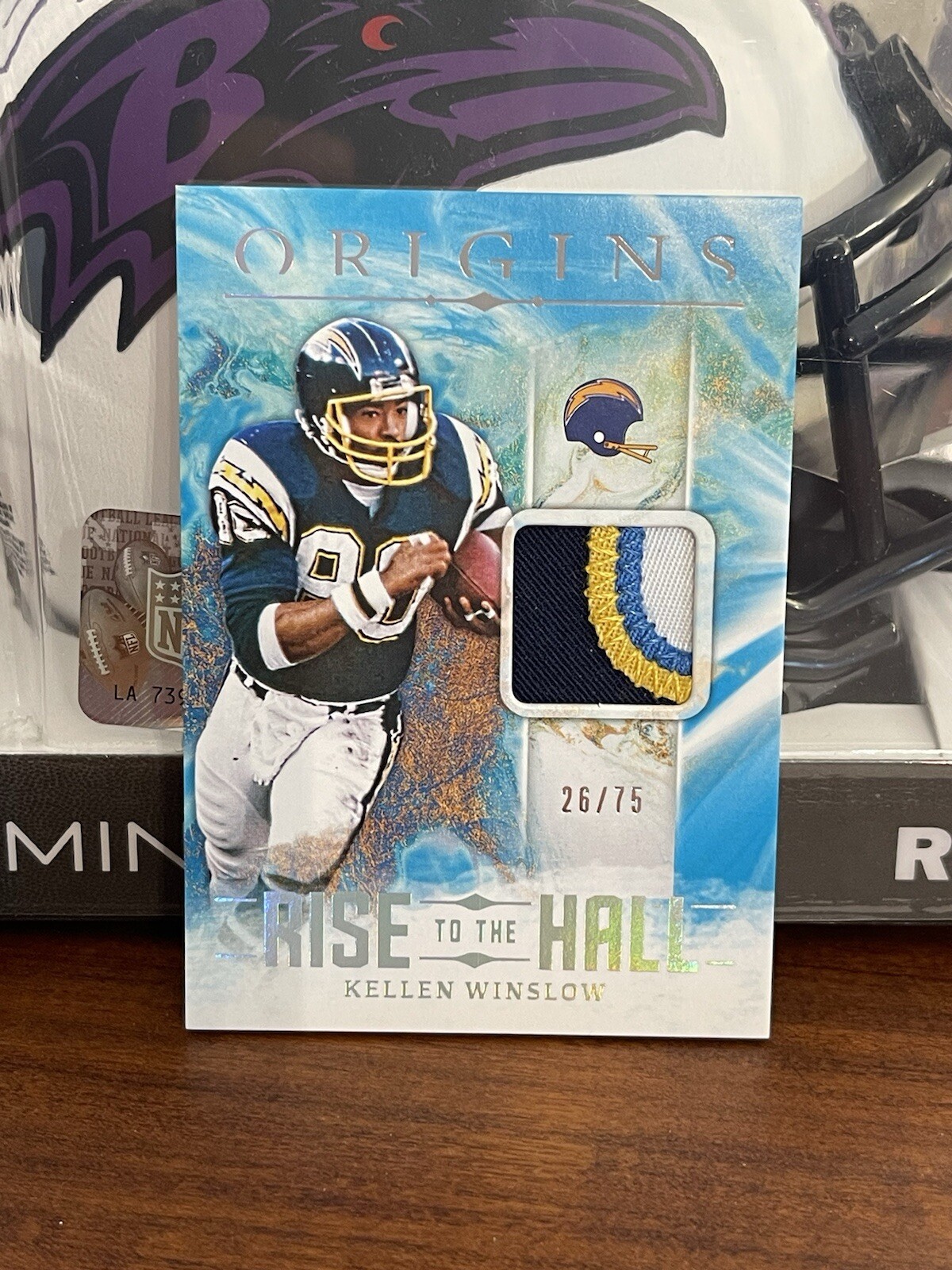 Kellen Winslow 2024 Panini Origins Rise To The Hall 4 Color Patch /75 ...
