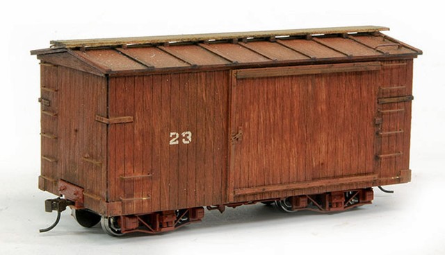 Banta Modelworks 18 Foot Wood Boxcar Conversion On30 Railroad Laser Kit ...