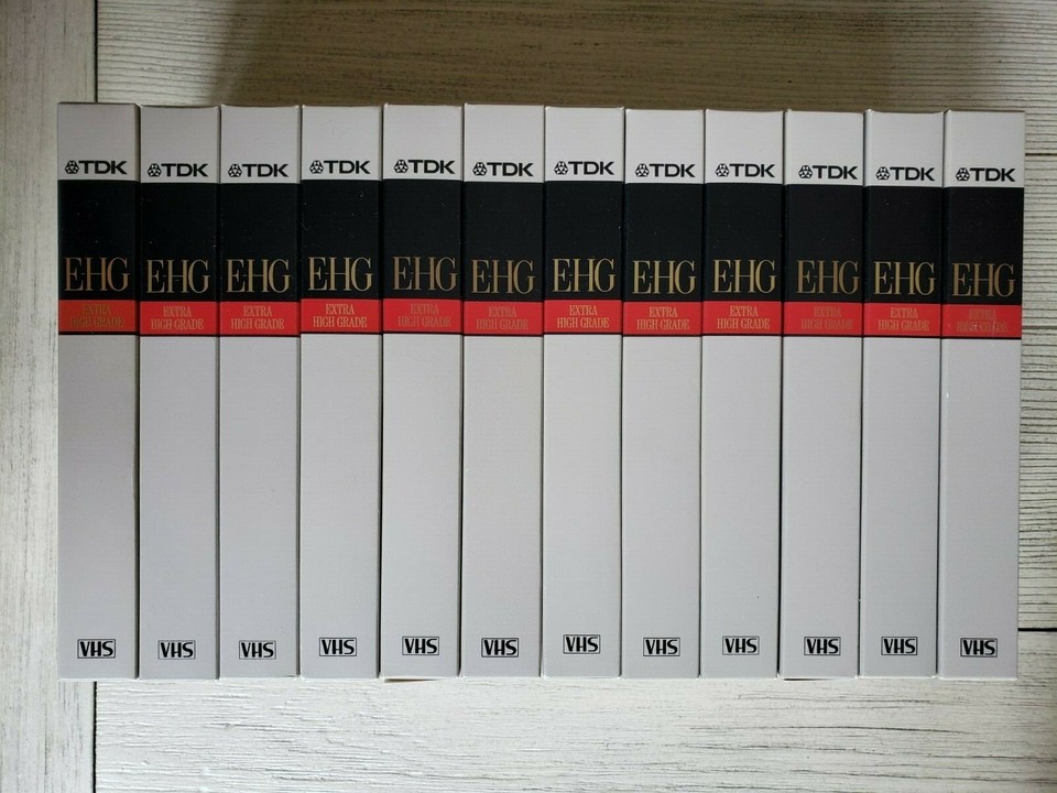 TDK EHG EXTRA HIGH GRADE T-120 VHS Video Tapes | eBay