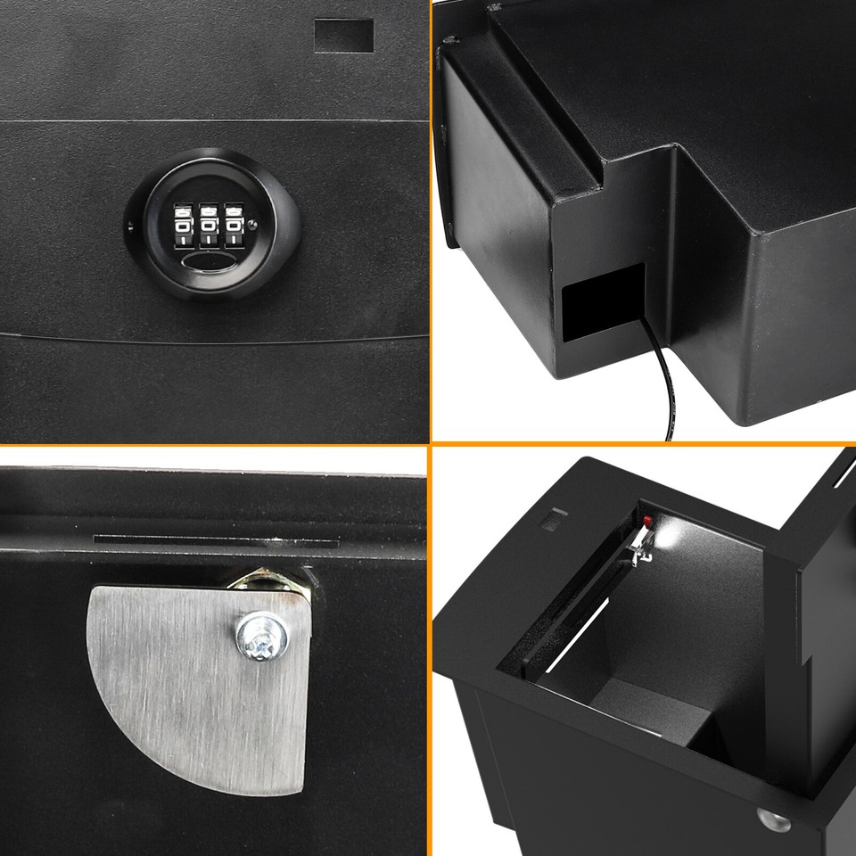 Center Console Storage Box Gun Safe Box 00016-86184 For 2010-2024 ...