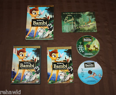Bambi (DVD, 2005, 2-Disc Set, SPECIAL EDITION) DISNEY AUTHENTIC! | eBay