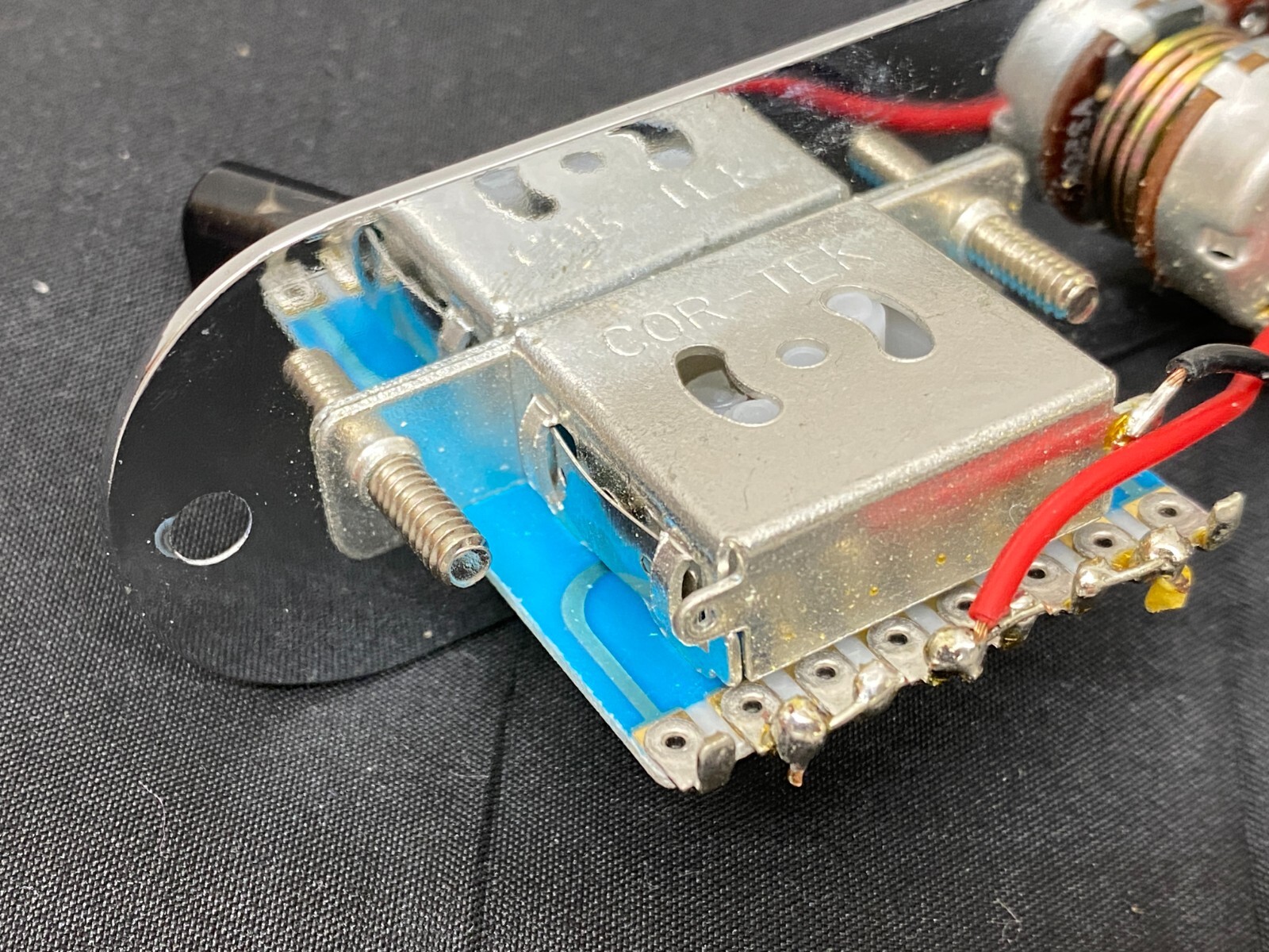 Fender Tele CONTROL PLATE w/ POTS & KNOBS Telecaster Squier Affinity ...