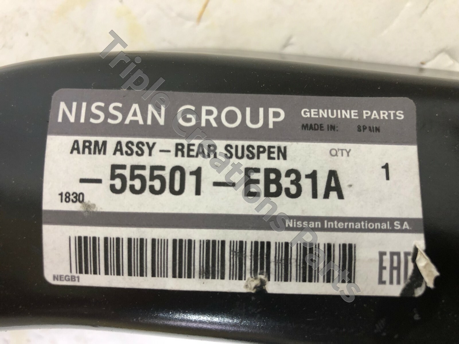 Genuine Nissan 55501-EB31A Arm Assy-Rear Suspension RH 55501EB31A OEM ...