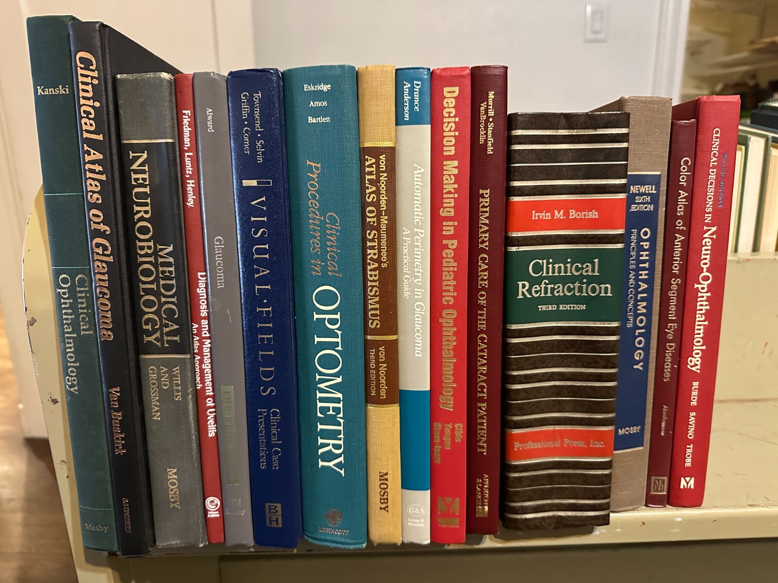 Ophthalmology Book Lot of 15 Optometry Ocular Ophthalmologist's ...