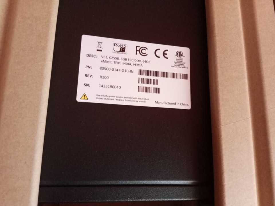 1PC Silicom Versa 80500-0147-G10 Rev R100 VE2, C2558, 8GB ECC DDR, 64GB ...