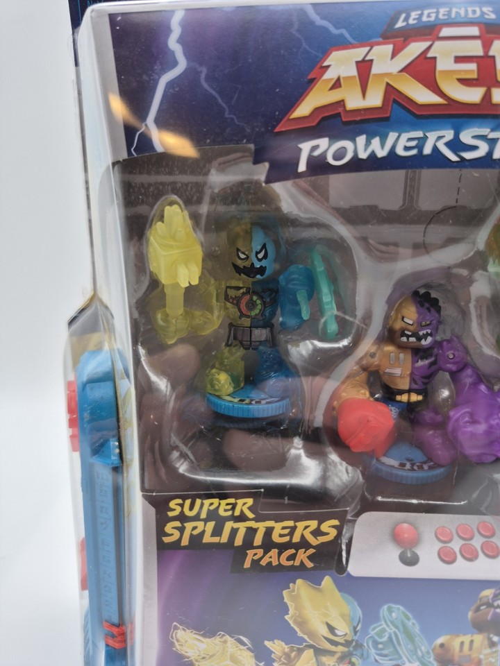 Akedo Powerstorm Super Splitters Pack Burndown Buster Splits Shortout ...