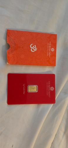 Fine gold bar 1 gram 999 The Royal Mint 24 karat | eBay