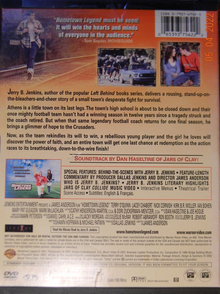 Movie ~ Hometown Legend ~ DVD | eBay