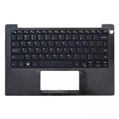 Upper Case Palmrest Cover Backlight Keyboard For Dell XPS 13 9370 9380 ...