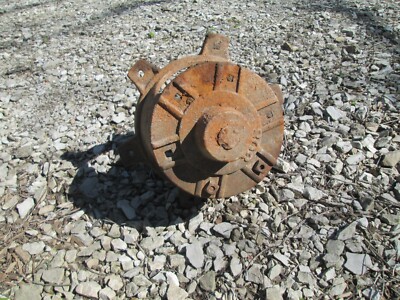 8ft Woodmanse Steel Windmill Hub w/ Shaft & Pinion Gear, Open Back Gear ...