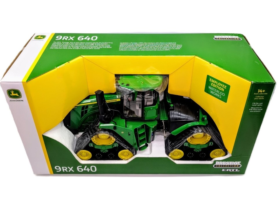 1/16 John Deere 9RX 640 EMPLOYEE Ed. Tracked 4wd Tractor Prestige ...