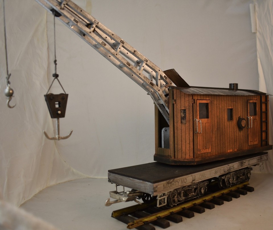 G Scale Steam Crane And Tender Laser Cut Puzzle Kit | eBay