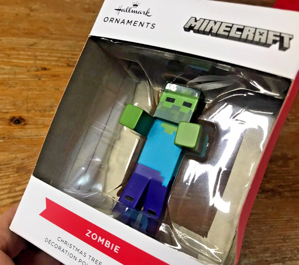 Minecraft Zombie Christmas Tree Ornament Hallmark New in Box | eBay
