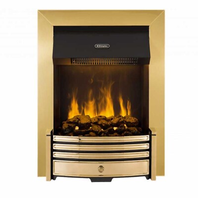 Dimplex Crestmore Brass Freestanding Optimyst Electric Inset Fire CRS20 | eBay UK