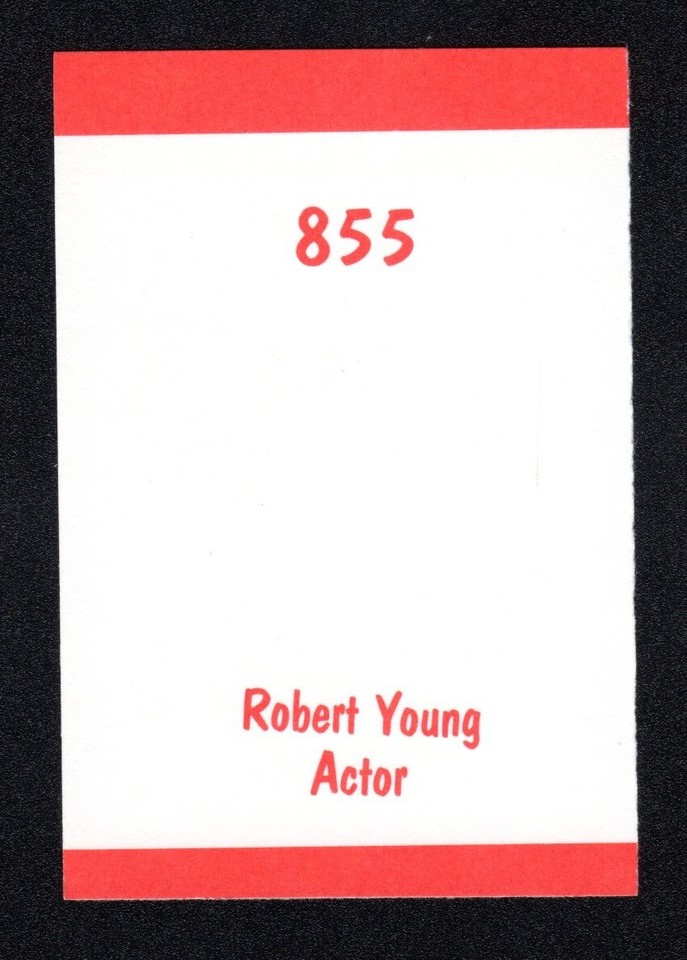 Robert Young Actor Welby Vintage 1987 Motto Game Trivia Card #855 | eBay