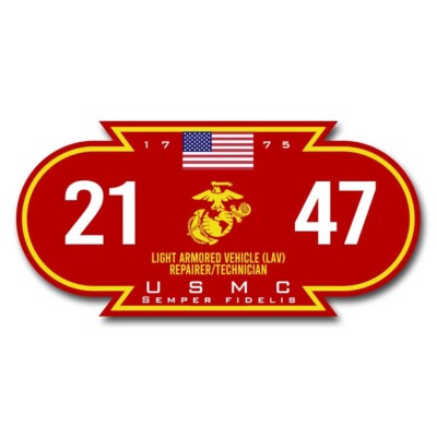 USMC 2147 MOS Decal - USMC Veteran Decal - Marine Corps - Devil Dog 3 ...