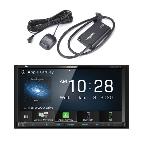 Kenwood DDX9707S CarPlay Android Auto Multimedia Receiver + SiriusXM ...