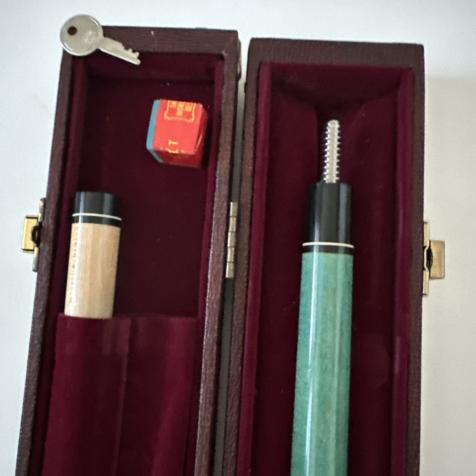 Vintage Mali 2 Piece Pool Cue With Case 58” 520g VGUC | eBay