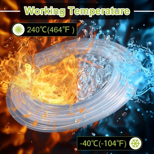 Silicon Tubing(8mm ID x 11mm OD x 33Ft), Silicone Hoses- for Pump ...