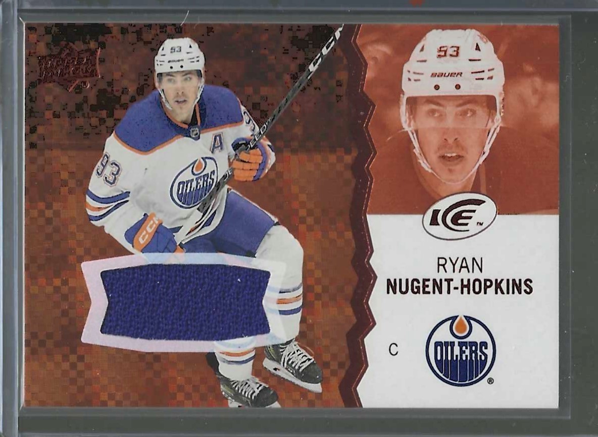 2023-24 UD ICE #89 RYAN NUGENT-HOPKINS SP GU RELIC EDMONTON OILERS | eBay