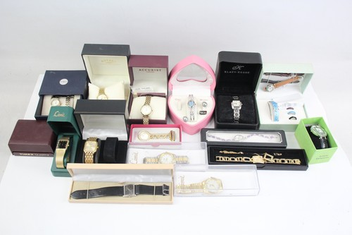 Job Lots Womens Boxed Quartz Watches Inc Rotary Sekonda Etc UNTESTED ...