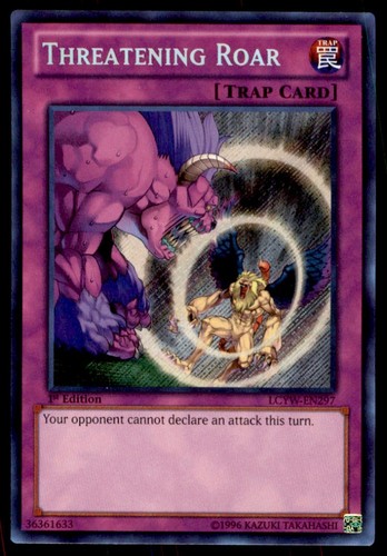 Yu-Gi-Oh! Threatening Roar #LCYW-EN297 1st Edition Light Play | eBay