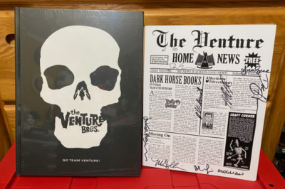 Go Team Venture! Art & Making of The Venture Bros SEALED + Signed Promo ...
