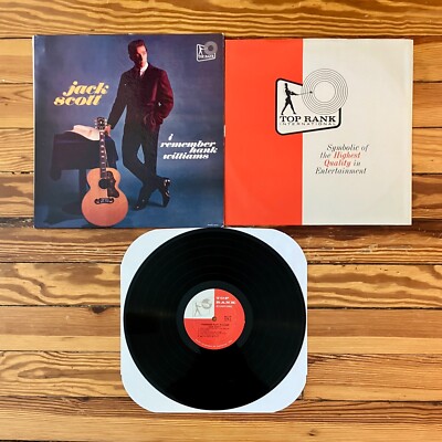 Jack Scott: I Remember Hank Williams LP Vinyl US Mono 1960 OG Inner VG+ ...