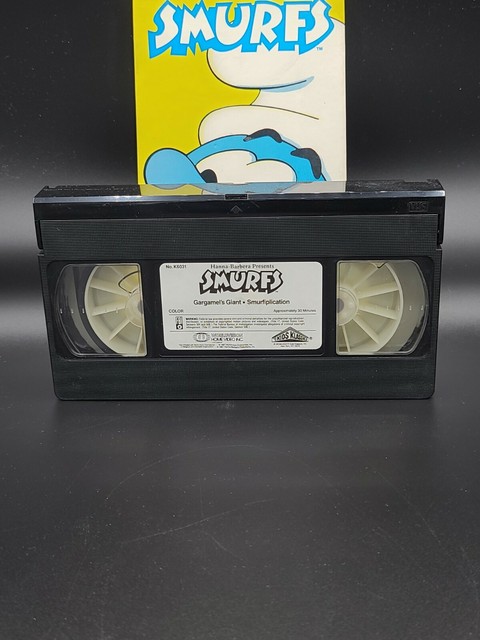 Smurfs Hanna-barbera VHS Gargamel's Giant and Smurfiplication 1987 Kids ...