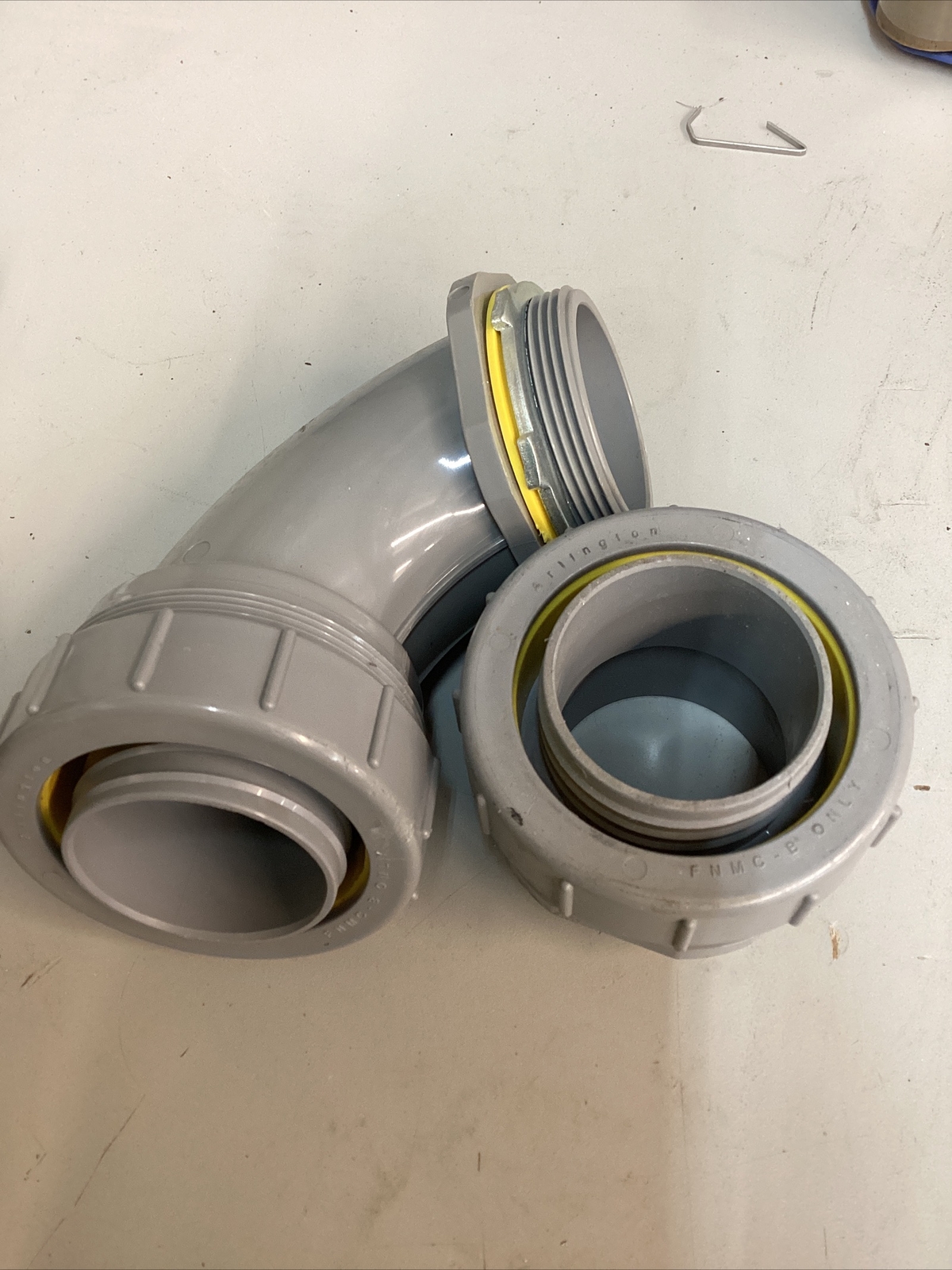 2 Arlington liquid tite conduit fittings FNMC-B only (90degree ...