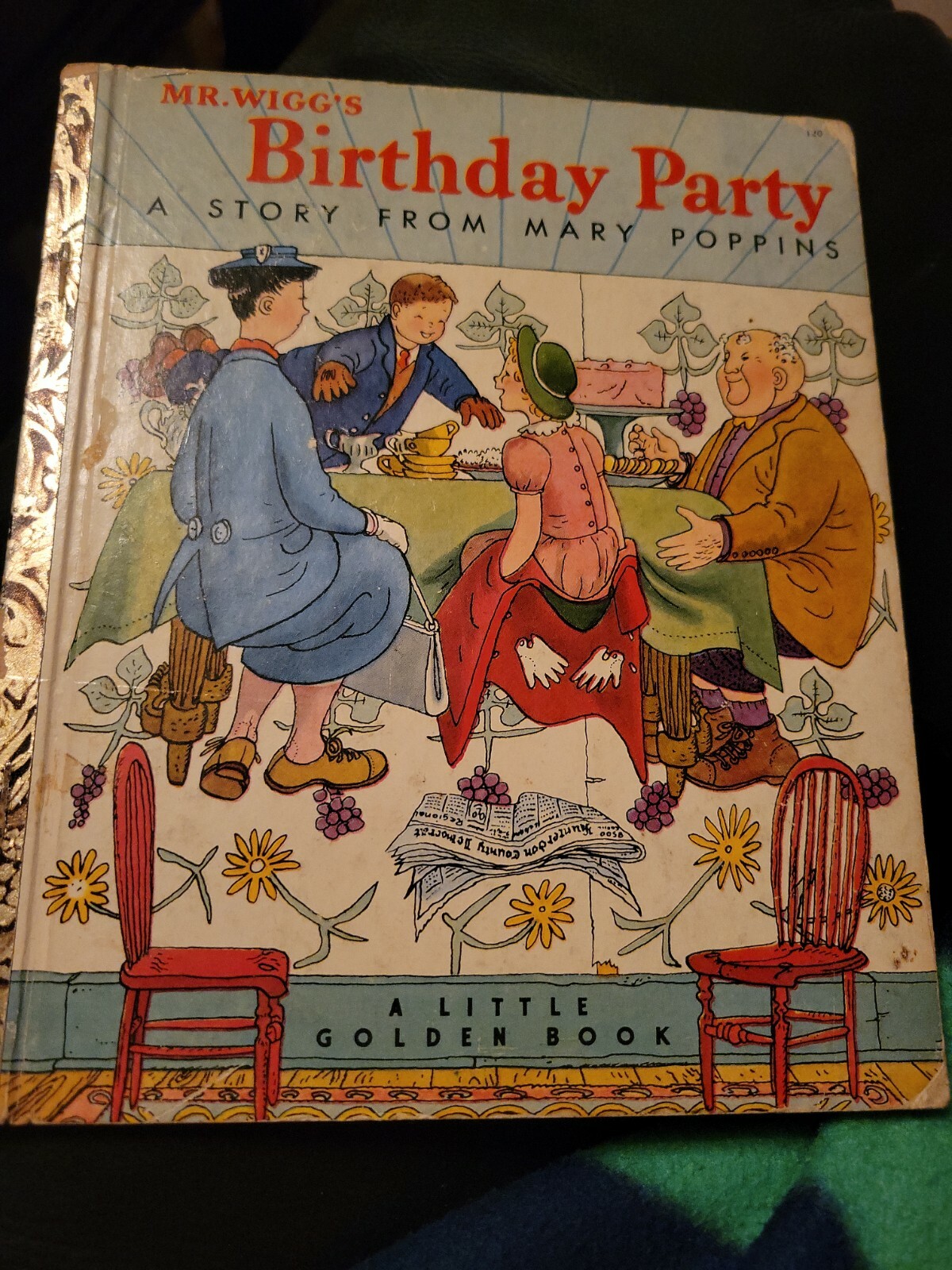 MR. WIGG'S BIRTHDAY PARTY 1952 1st ed. Little Golden Book "A" Mary ...