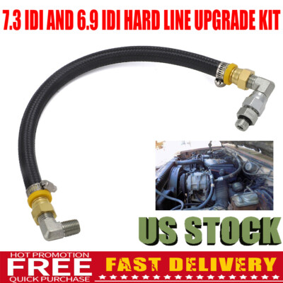 For 7.3 IDI 6.9 IDI Diesel Fuel Line Upgrade From Filter Head To ...