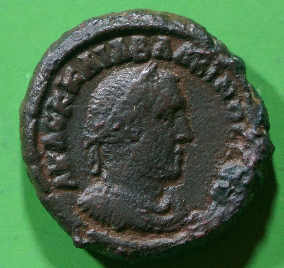 Roman Provincial Potin Tetradrachm Coin of Balbinus Alexandria Egypt ...