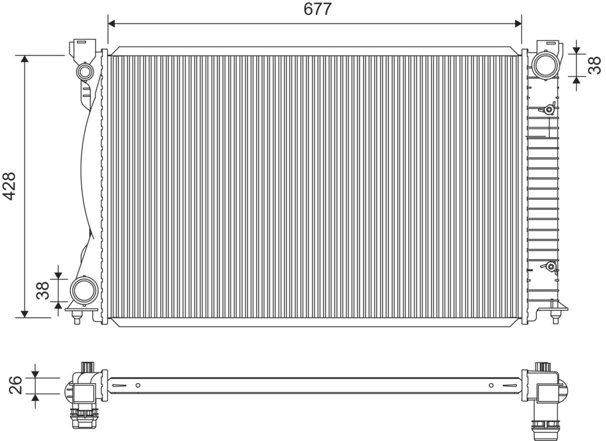 Valeo 735031 Engine Cooling Radiator for sale online | eBay Australia