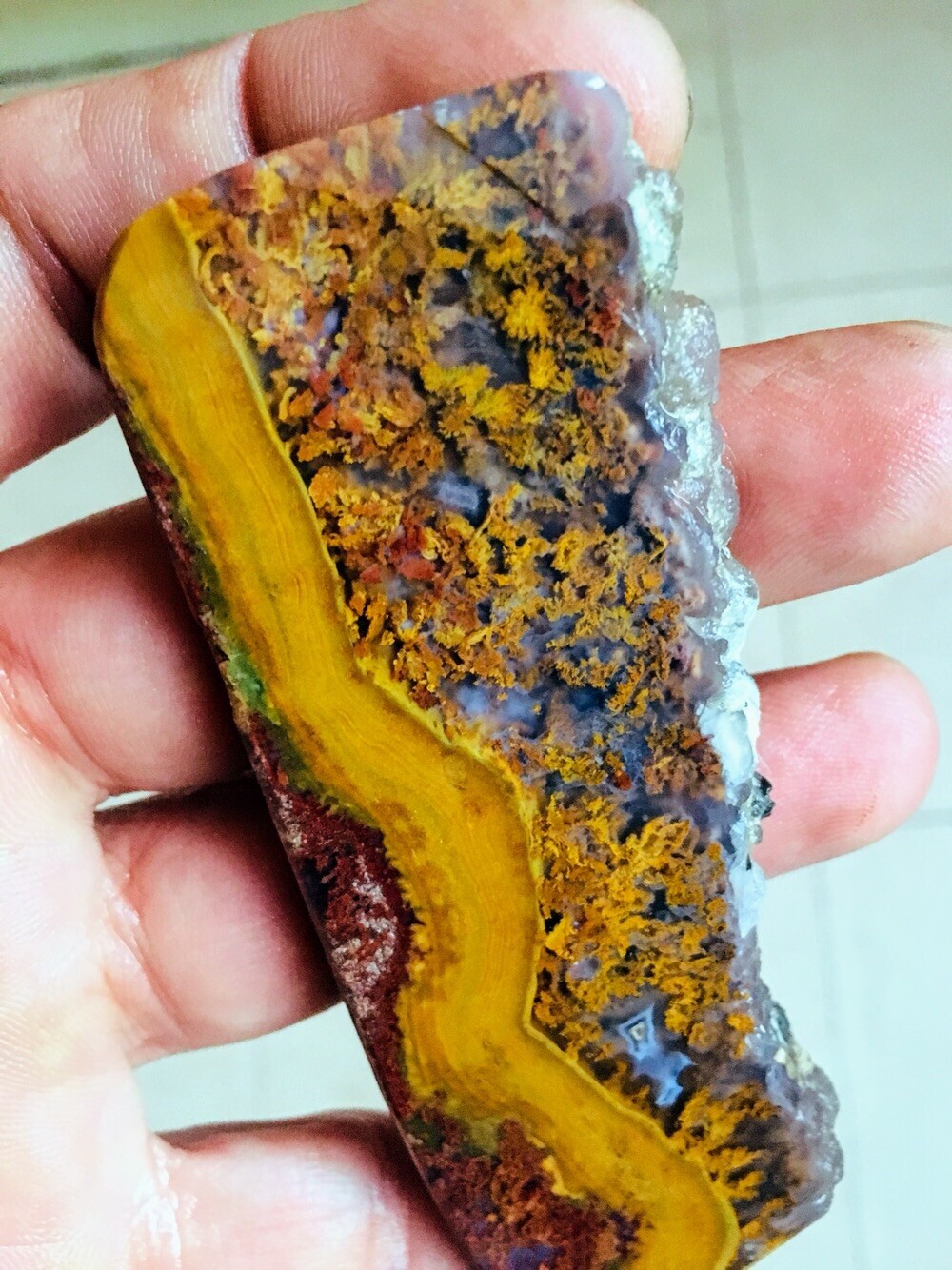 Agate Rough. Natural Plume Agate Rough Slab & High Quality Moss Agate ...