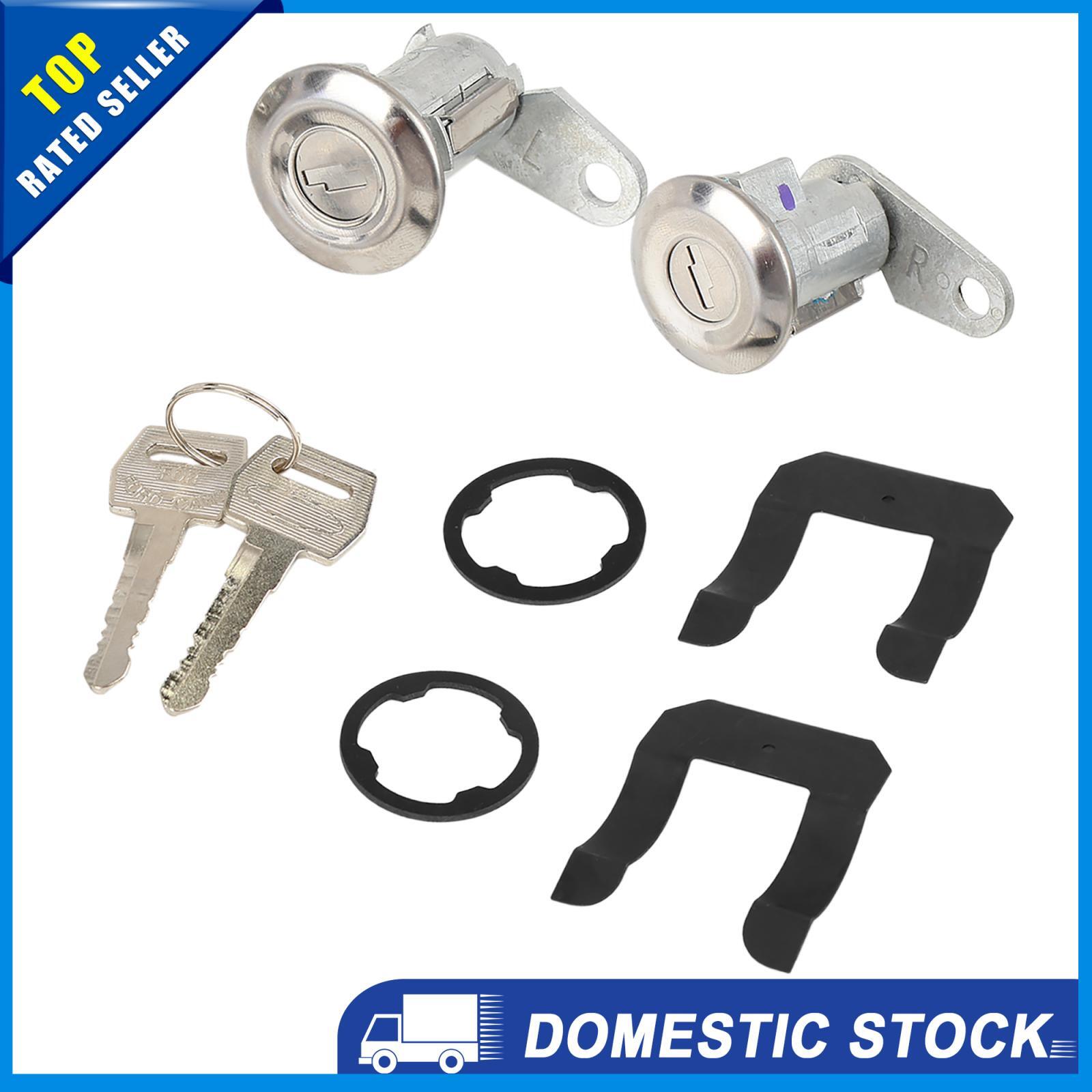 Pair of 1 For Ford for Ranger 1983-1992 Pair Door Lock Cylinder with 2 ...