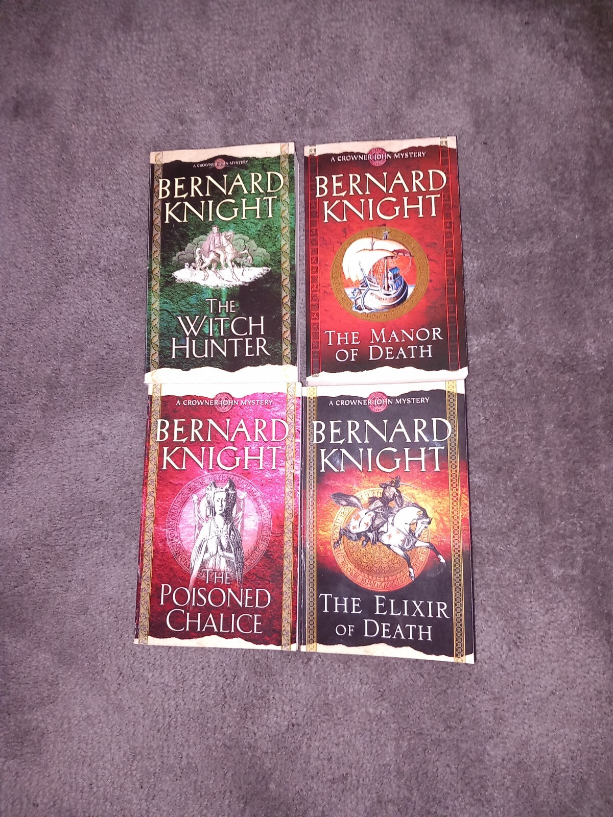 set of 4 bernard knight crowner john novels in paperback | eBay UK