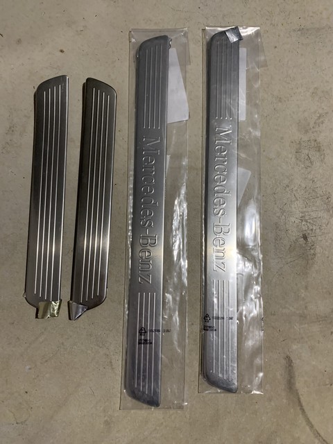 Genuine MERCEDES W166 SCUFF SILL STEP PLATE SET/ KIT OEM 1666861936 | eBay